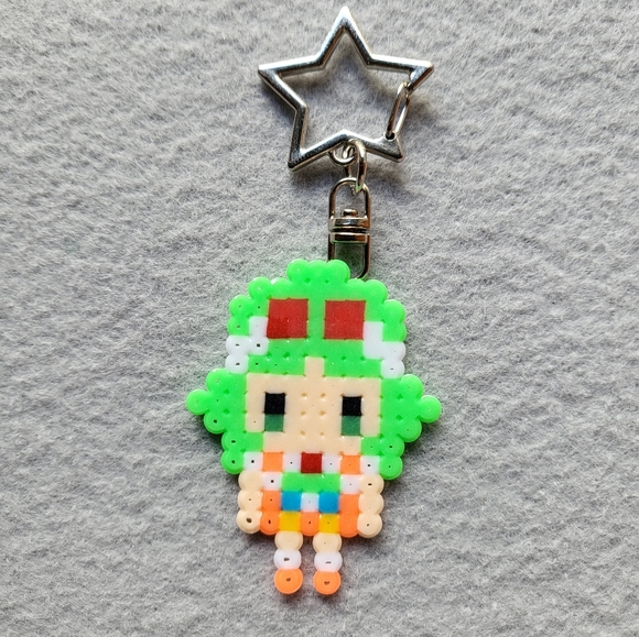 Other | Handmade Vocaloid Gumi Perler Beads Charm Keychain | Poshmark